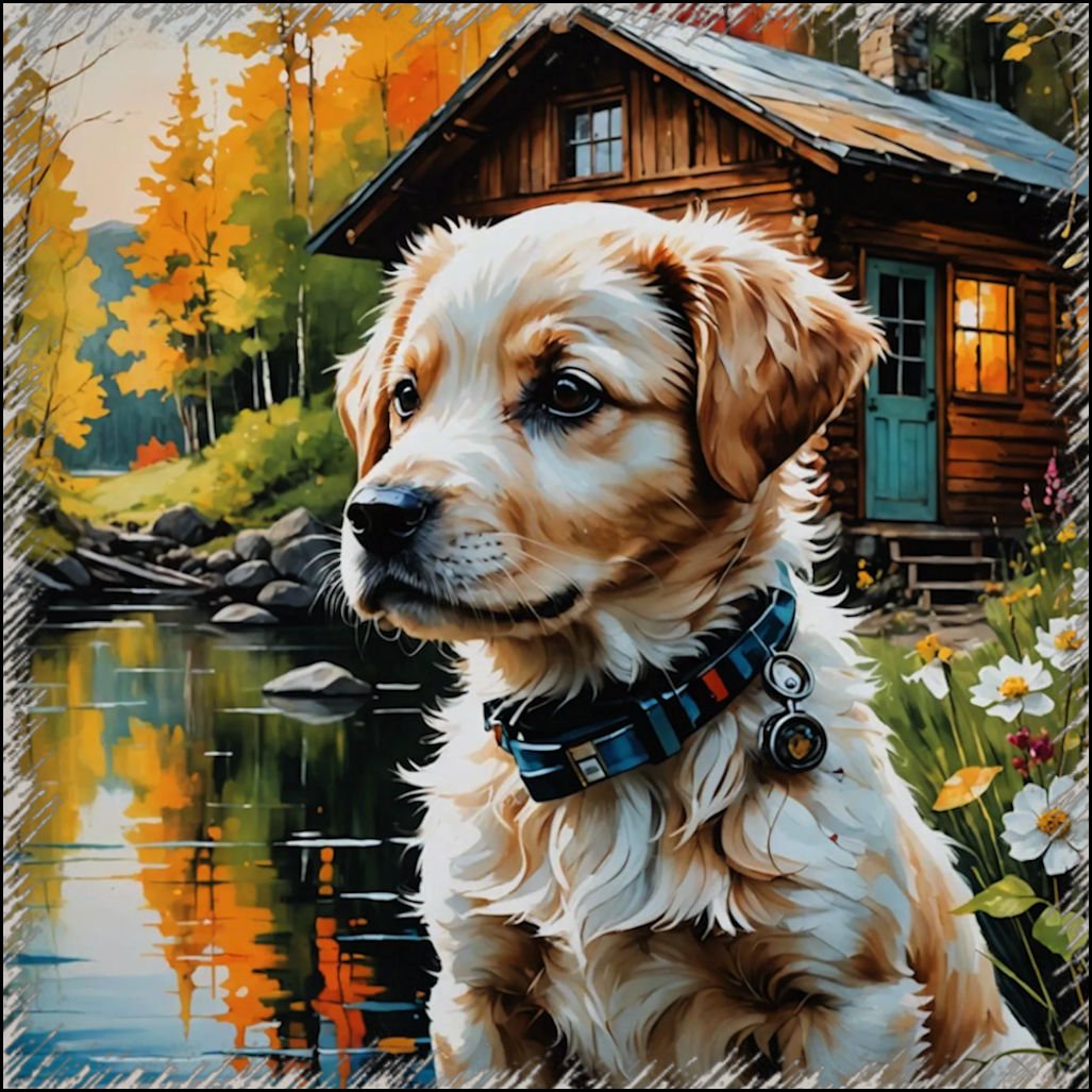 Solve Cabin pup jigsaw puzzle online with 306 pieces
