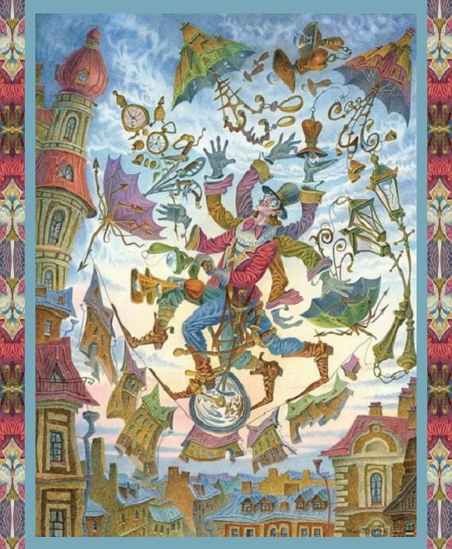 Solve The Juggler jigsaw puzzle online with 120 pieces
