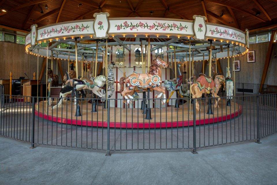 Solve Rose Carousel Butchart Gardens 1 jigsaw puzzle online with 70 pieces