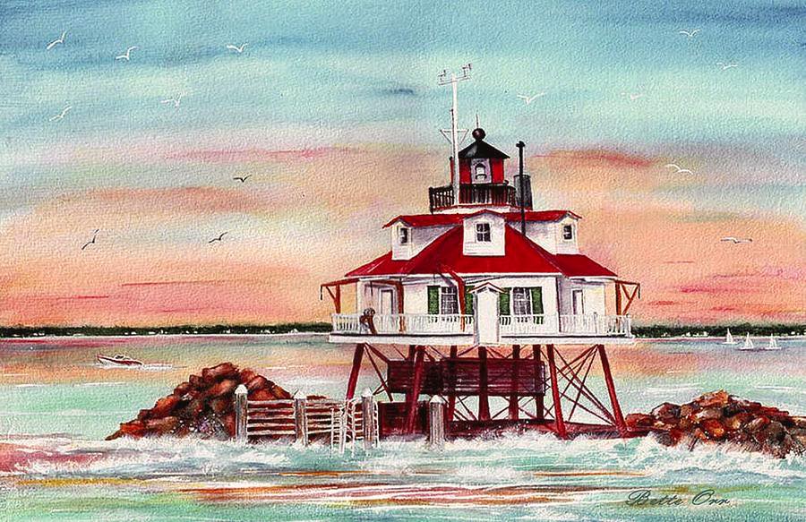 Puzzle | 77 piezas | Thomas Point Lighthouse | Jigidi
