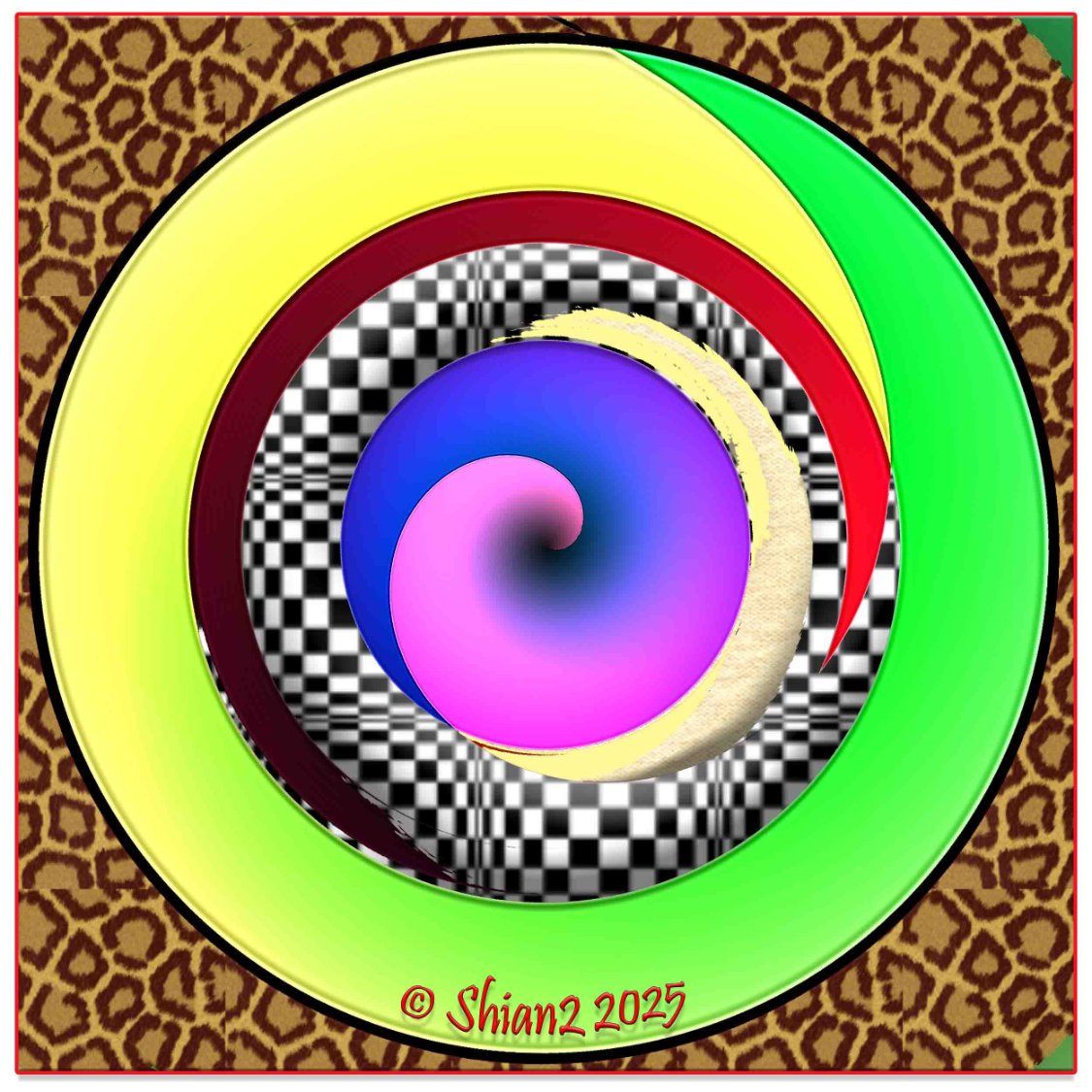 Solve Circle Shapes jigsaw puzzle online with 16 pieces