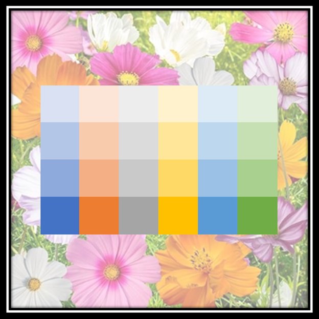 Solve Jigidi Flowers and Blocks jigsaw puzzle online with 100 pieces