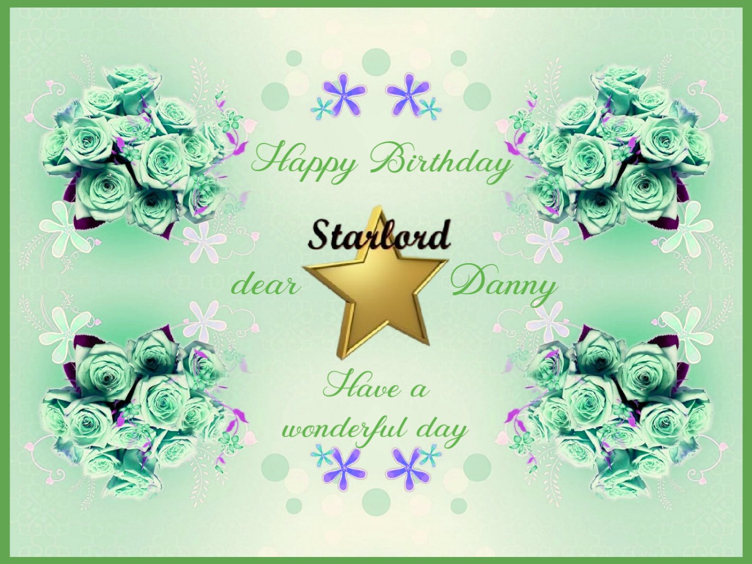 Solve Happy Birthday dear Danny (Starlord) jigsaw puzzle online with 12 ...