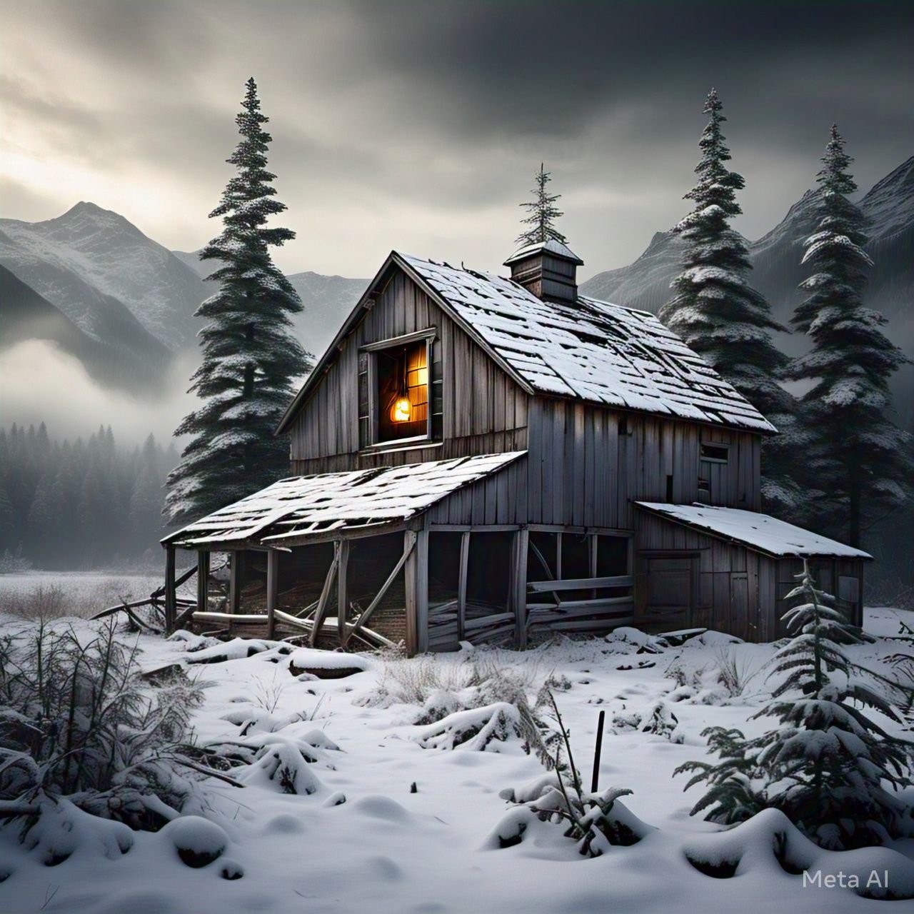 Solve Last Light Burning jigsaw puzzle online with 49 pieces