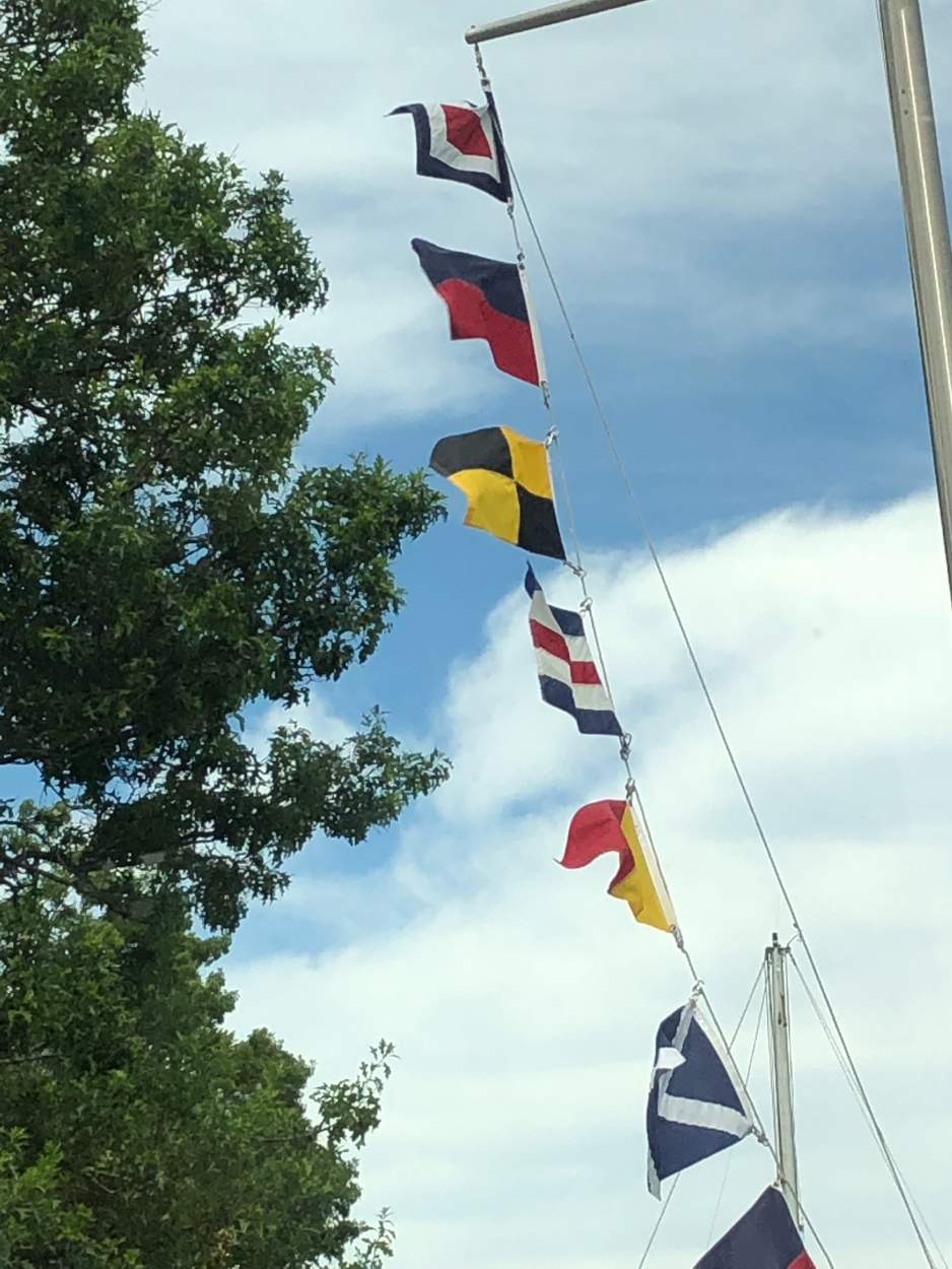 Solve Gloucester Harbor Cruise 2022-7-26, Welcoming Semaphore Flags ...