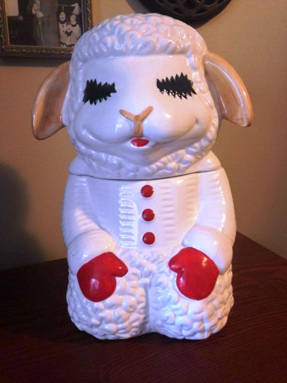 Solve Lamb Chops Cookie Jar jigsaw puzzle online with 88 pieces