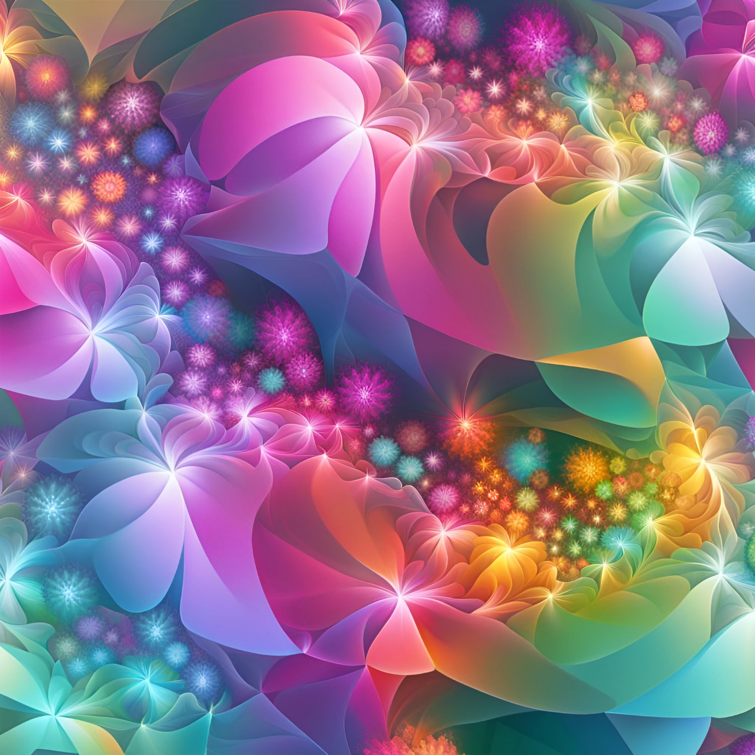 Solve Pretty Fractal jigsaw puzzle online with 100 pieces