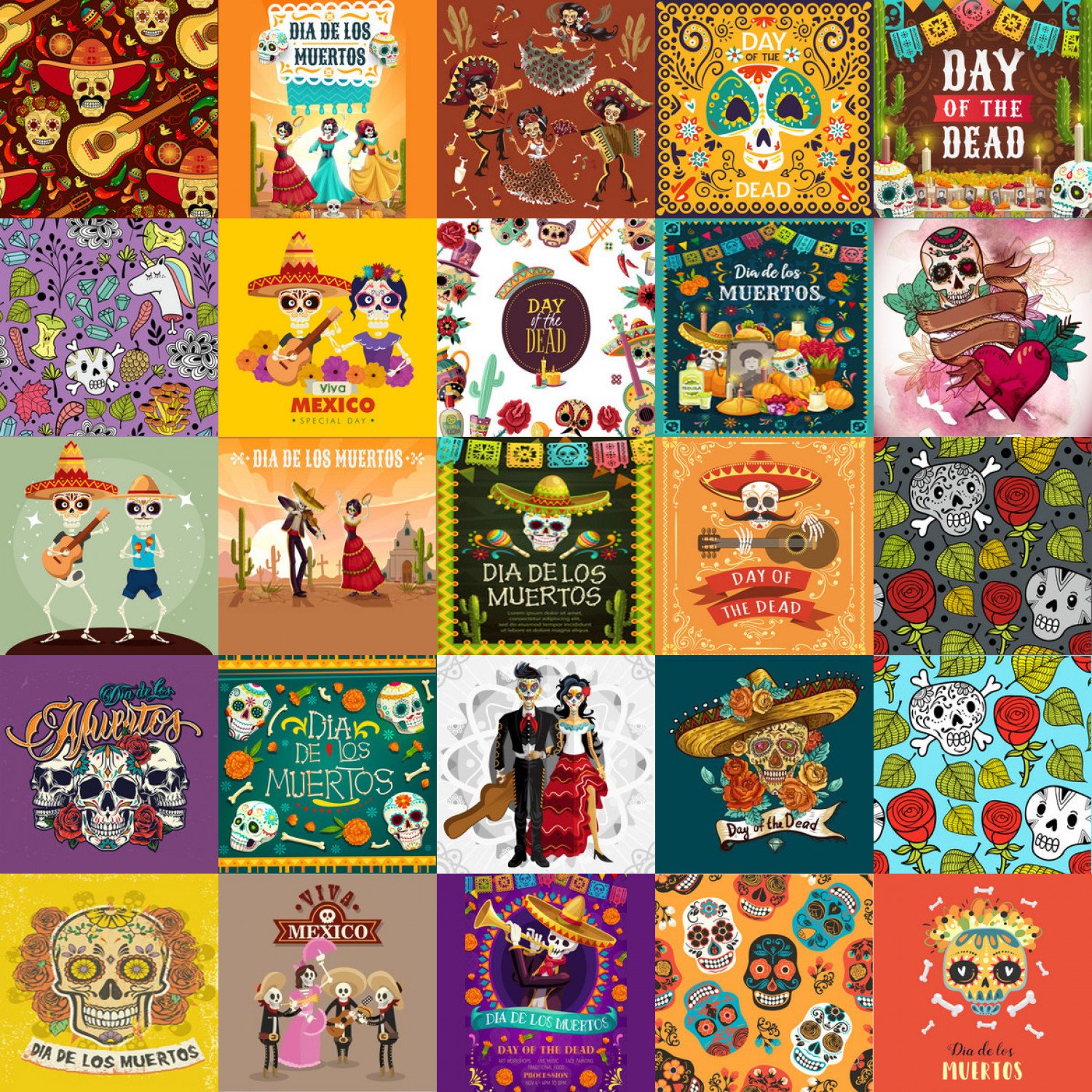 Solve Dia de Los Muertos - Day of the Dead jigsaw puzzle online with ...