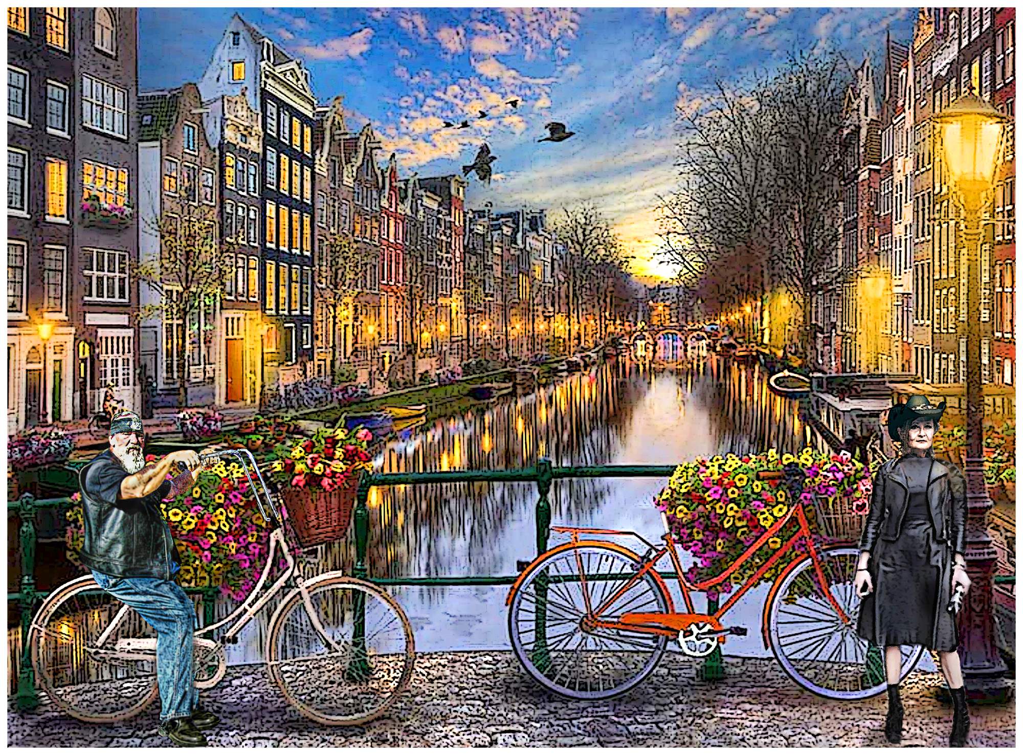 Solve It's better not mess with the tough biker gangs of Amsterdam ...
