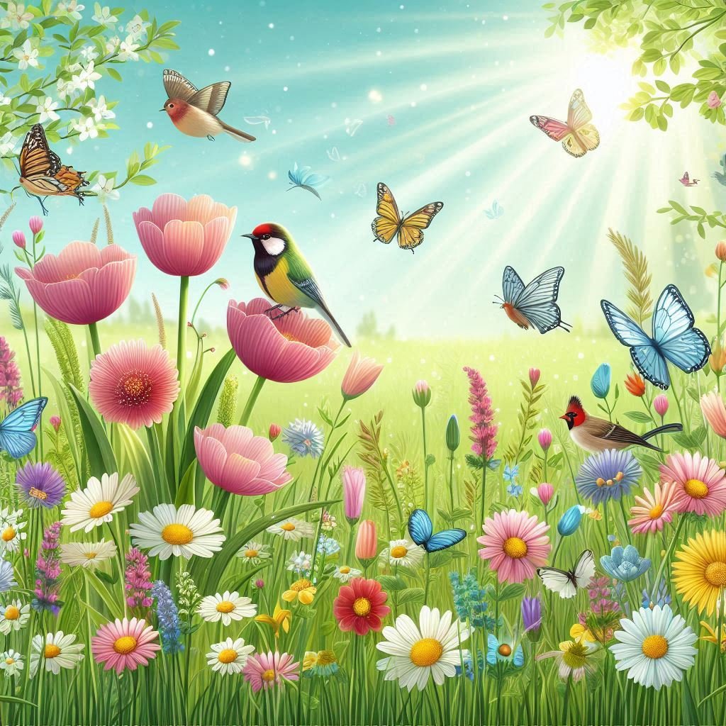 Solve Spring jigsaw puzzle online with 49 pieces