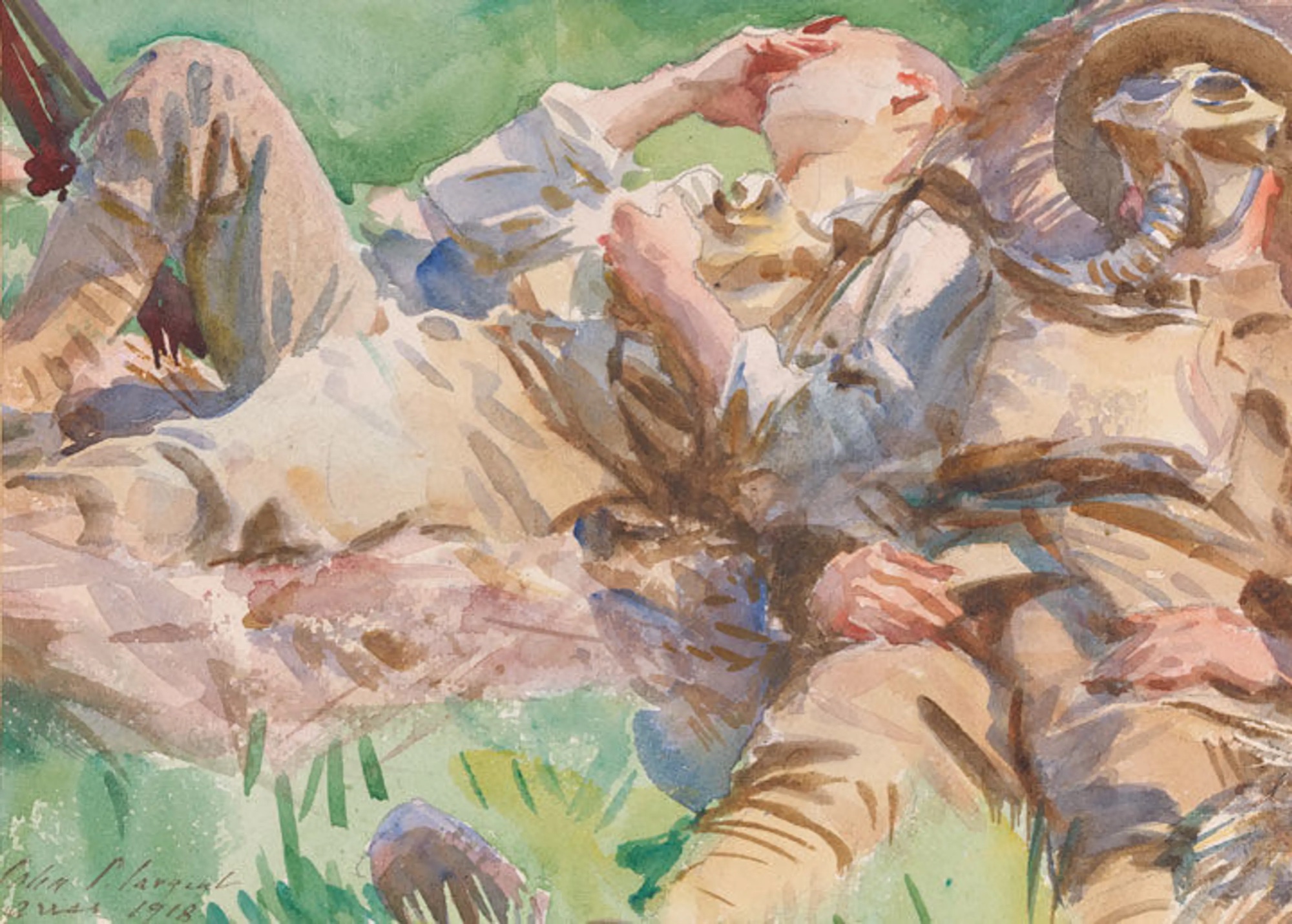 Solve John Singer Sargent - Two Soldiers at Arras jigsaw puzzle online ...