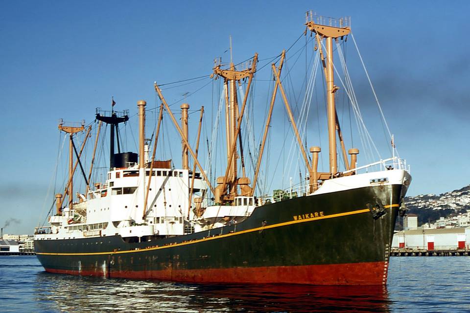 Solve Union Steamship Company of New Zealand's cargo vessel Waikare ...