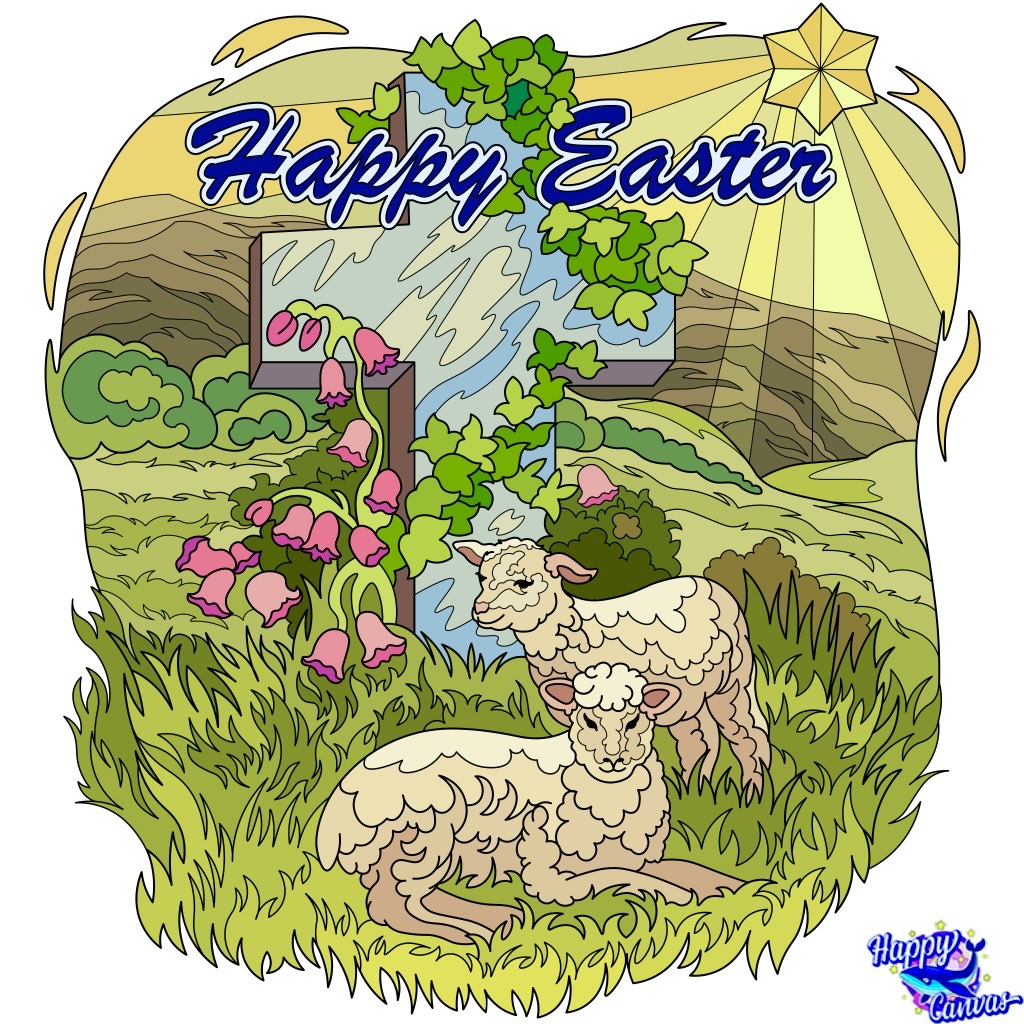 Solve Happy Easter jigsaw puzzle online with 169 pieces