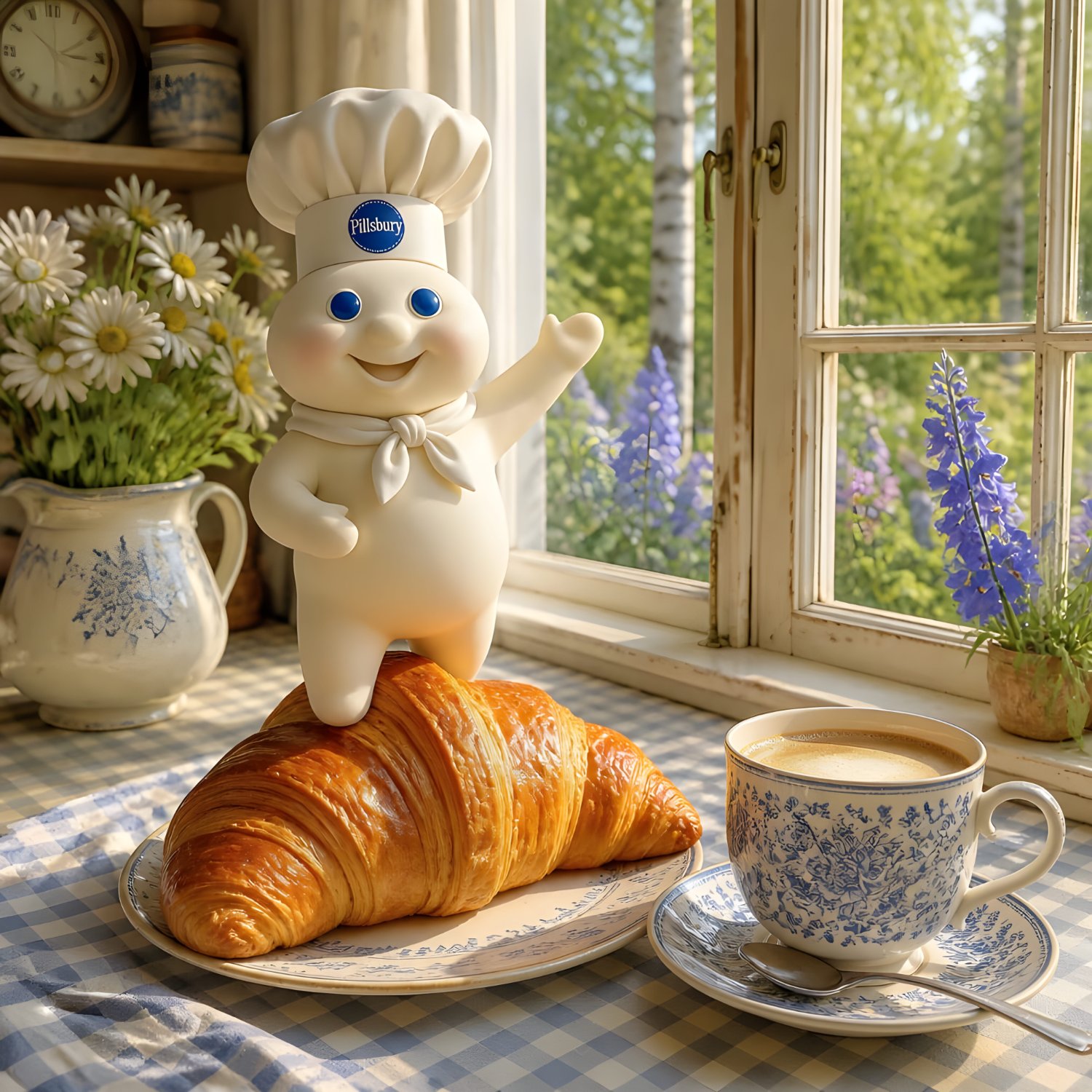 Solve Dough Boy Croissant jigsaw puzzle online with 306 pieces