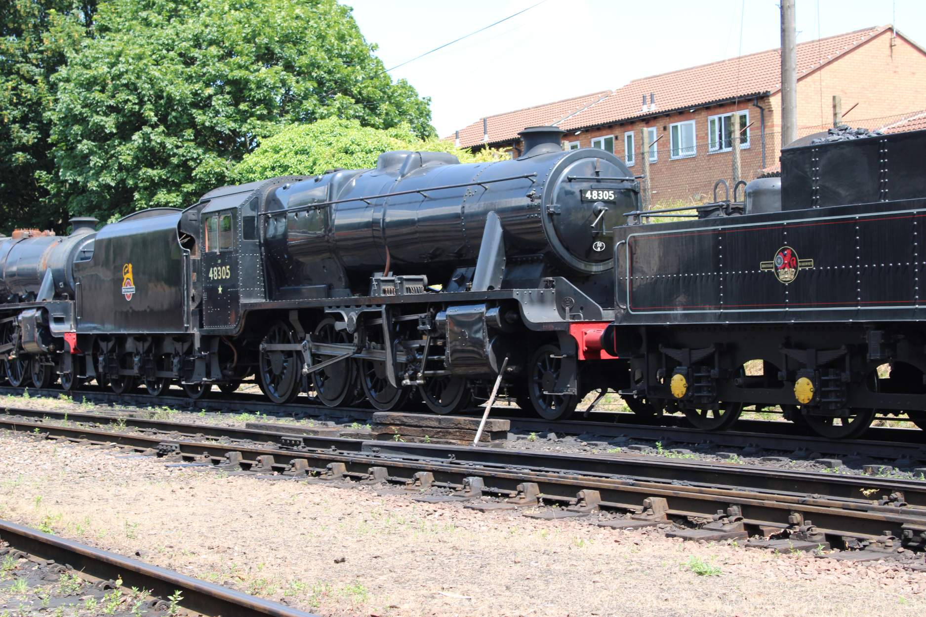 Solve LMS Stanier Class 8F 2-8-0 48305 stabled at Loughborough 22nd ...