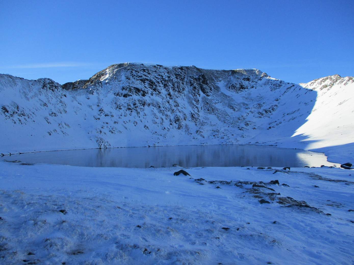 Solve Helvellyn summit from Red Tarn, Lake District, UK jigsaw puzzle ...
