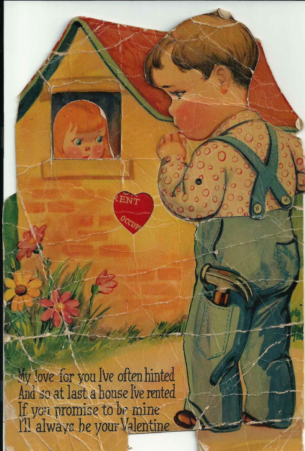 Solve Valentine's Day Card jigsaw puzzle online with 96 pieces