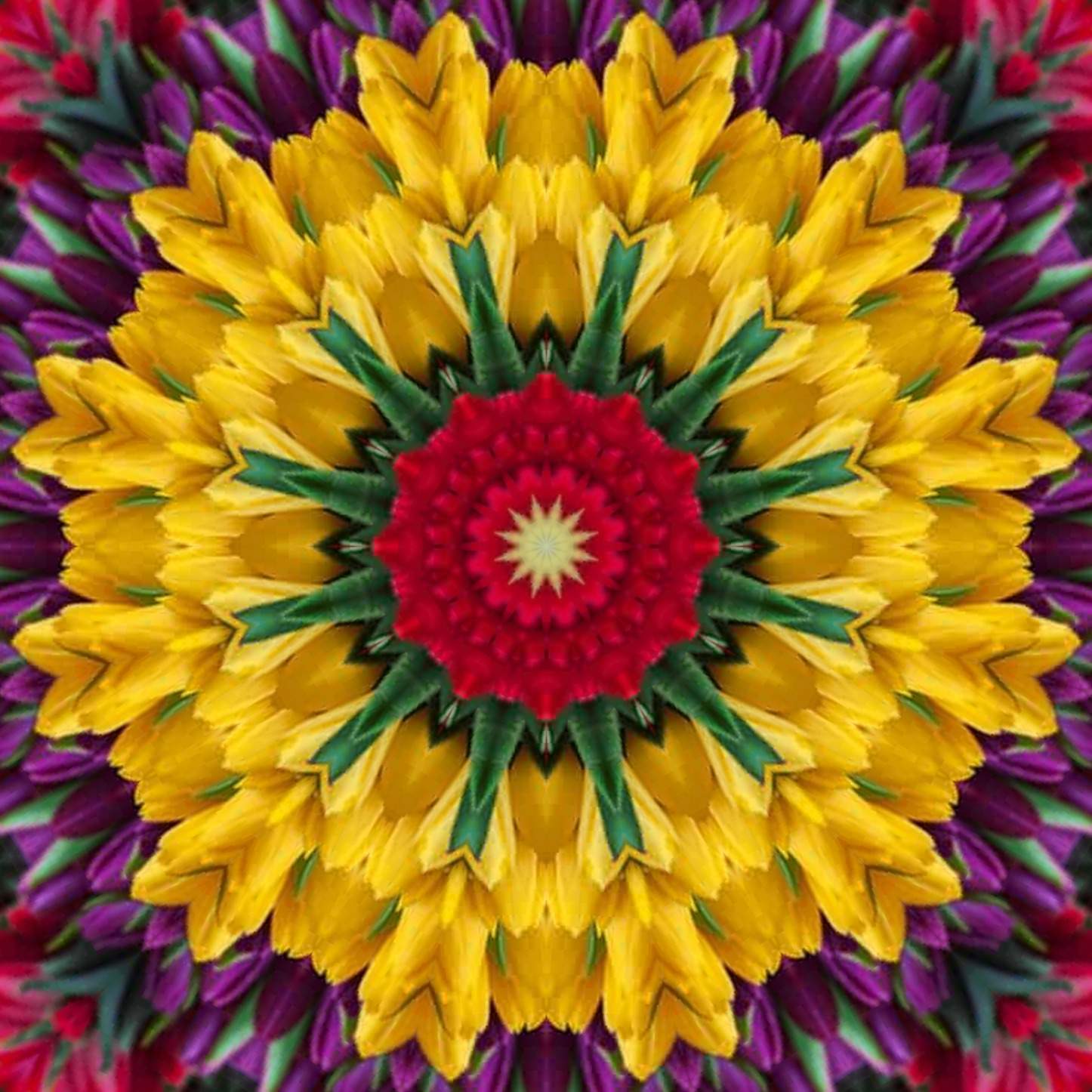 Jigsaw Puzzle | 324 pieces | 604 flowers for a rainy Sunday large | Jigidi