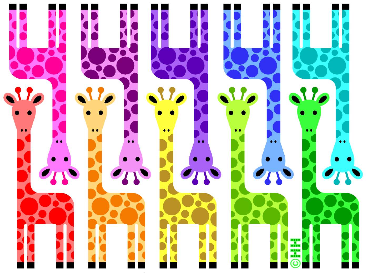 Jigsaw Puzzle | giraffes | 35 pieces | Jigidi