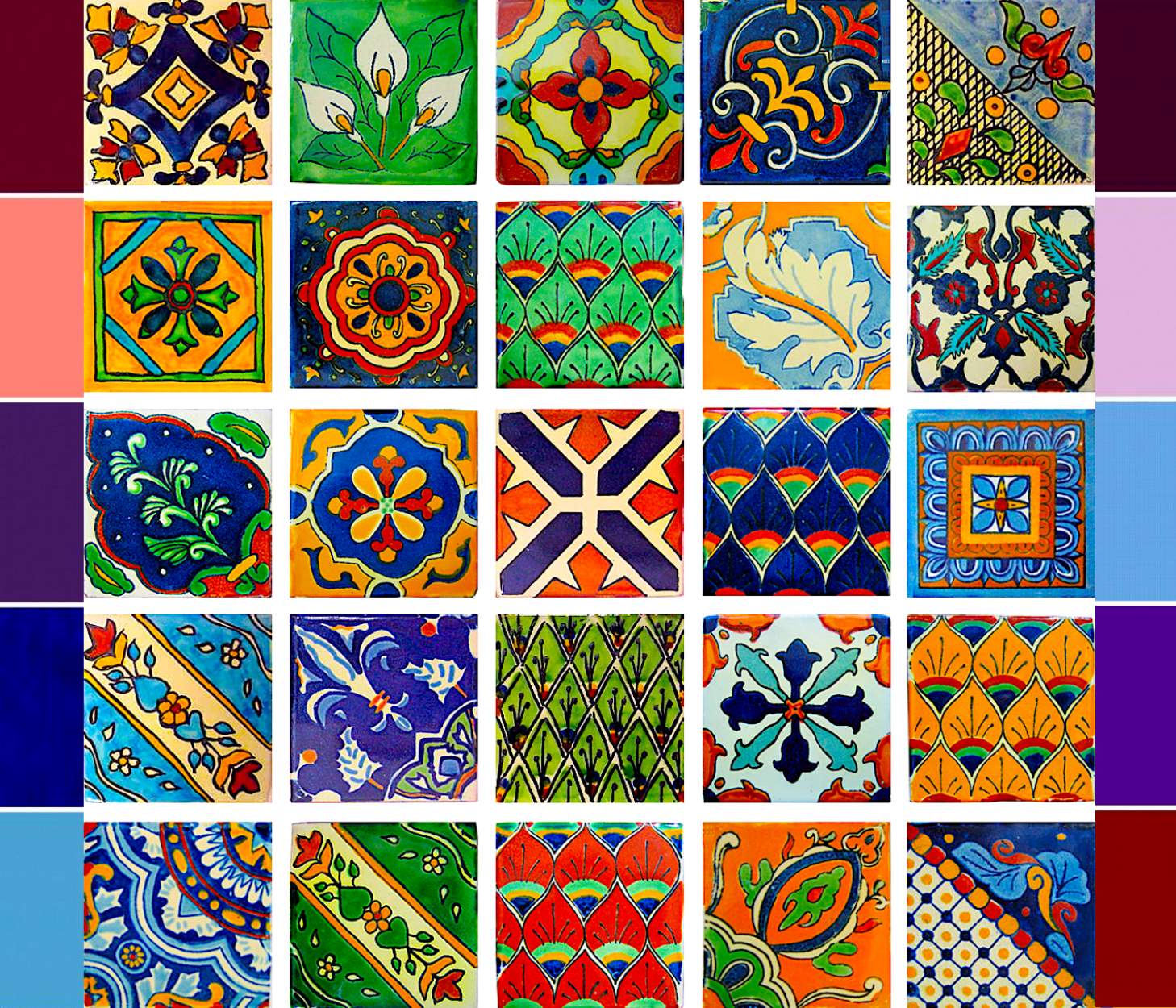 Solve Tile Patterns jigsaw puzzle online with 120 pieces