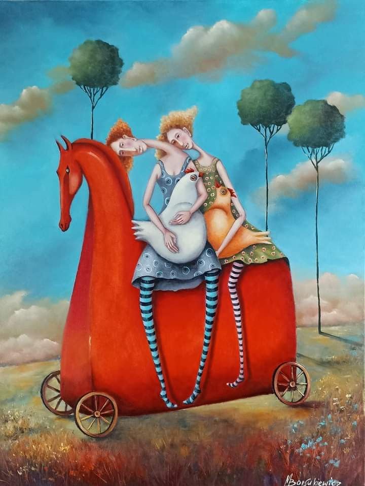 Solve Malgorzata Borsukiewicz jigsaw puzzle online with 48 pieces