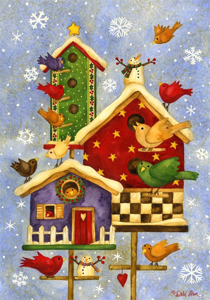 Solve Snowbirds Hotel (X-Large) jigsaw puzzle online with 247 pieces