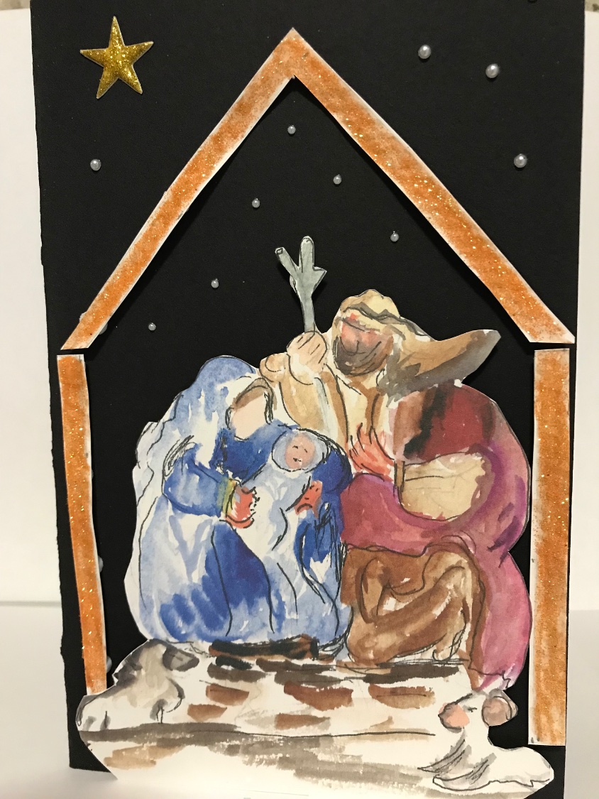 Solve The nativity jigsaw puzzle online with 12 pieces