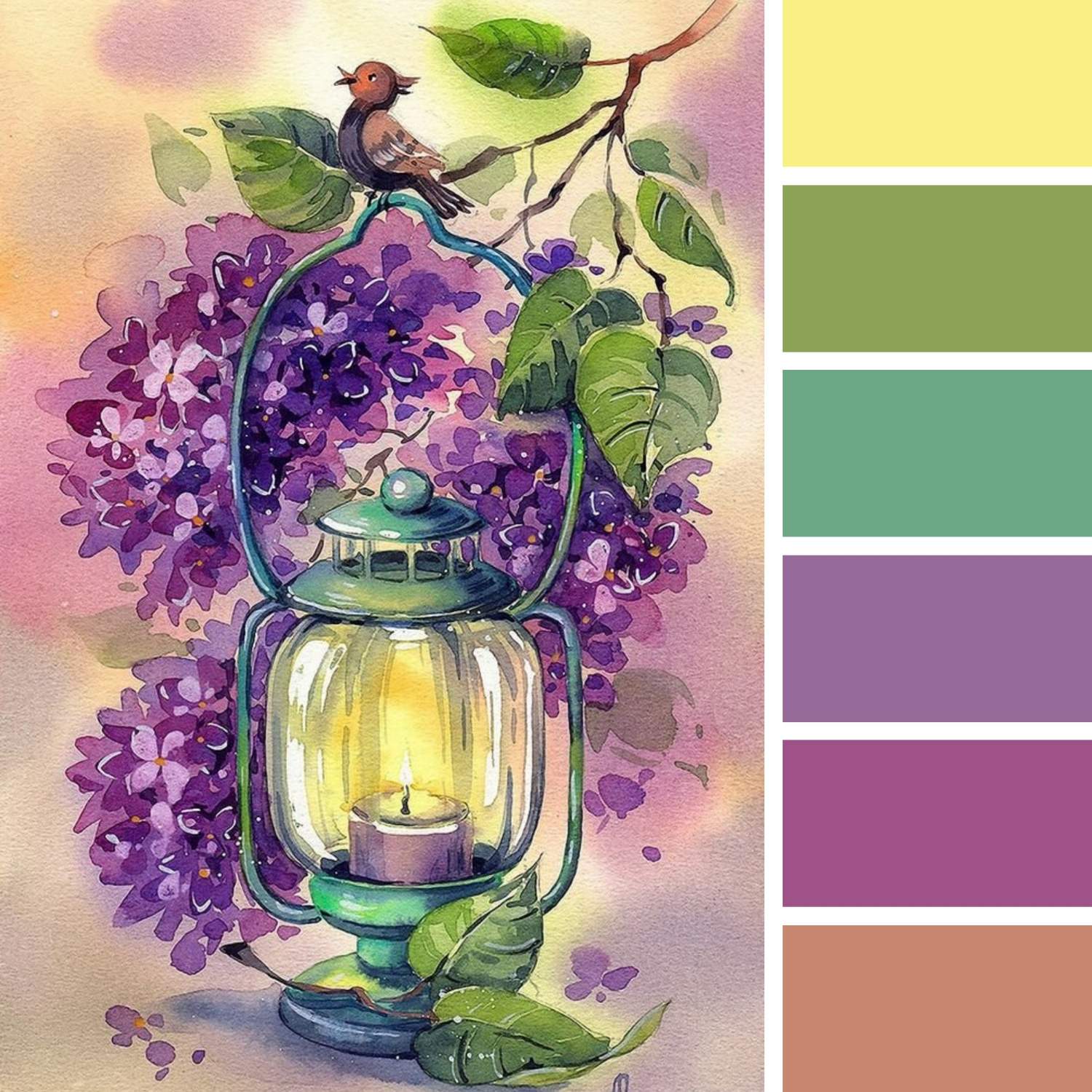 Solve Spring Lantern (X-Large) jigsaw puzzle online with 306 pieces