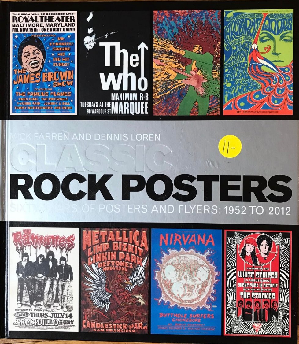 Solve Classic rock posters jigsaw puzzle online with 9 pieces