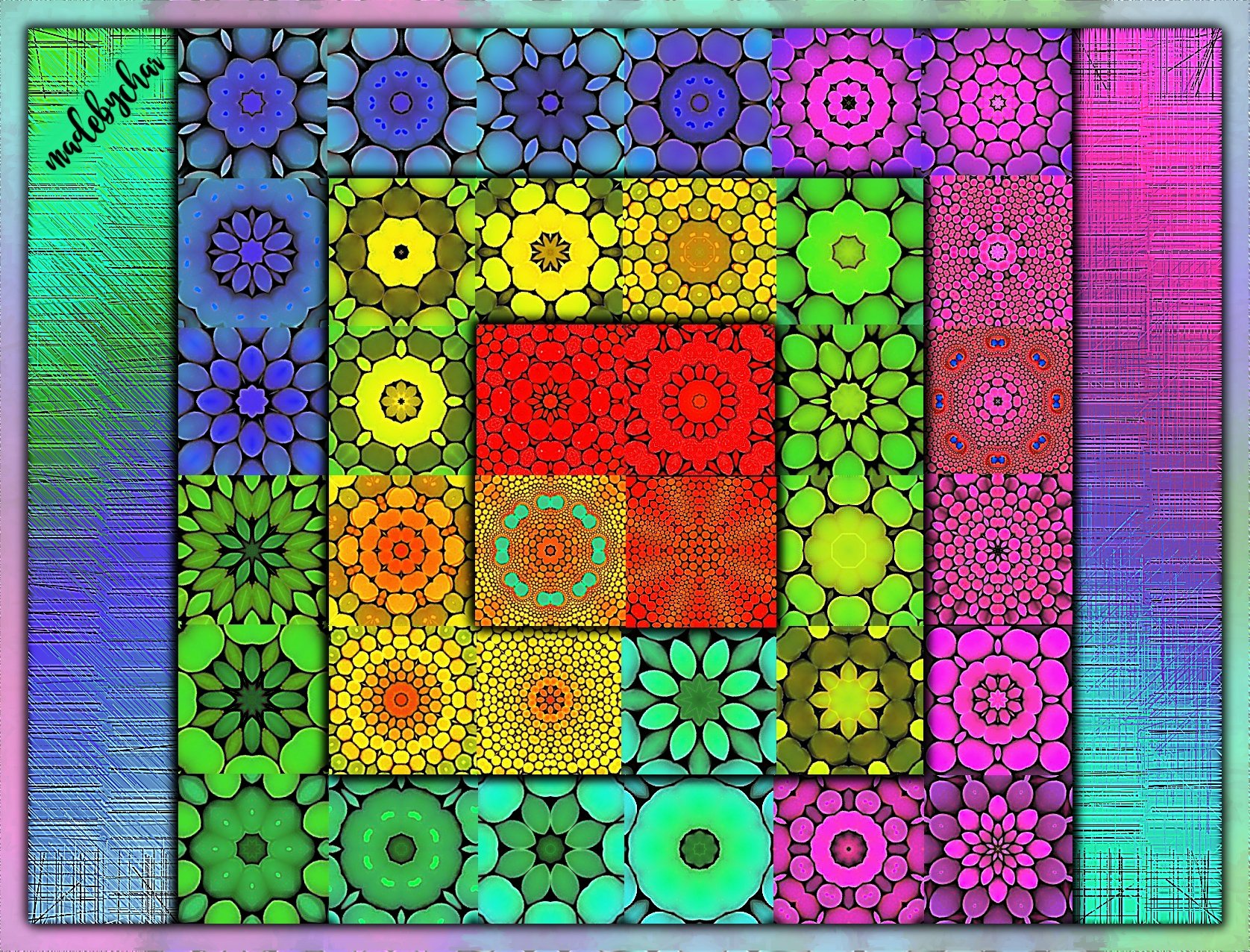 Solve Having fun mixing colors... jigsaw puzzle online with 99 pieces