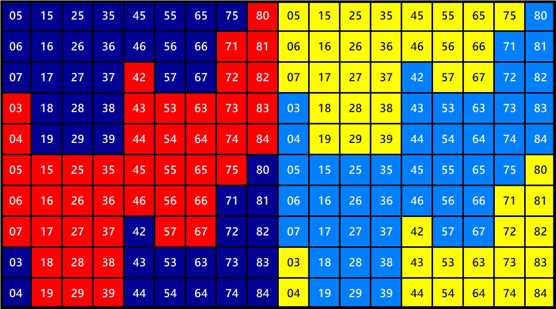 Solve Number 1430 tessellation 180 jigsaw puzzle online with 180 pieces