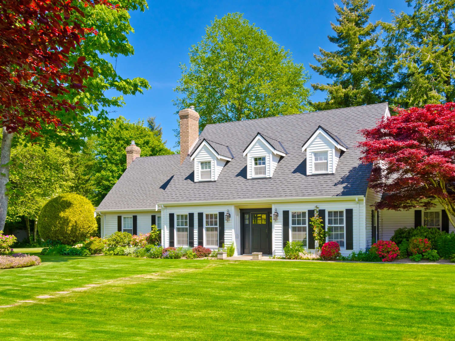 Solve cape style house jigsaw puzzle online with 88 pieces