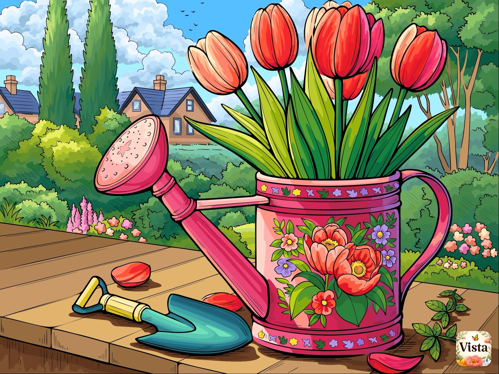 Solve Tulips! jigsaw puzzle online with 221 pieces