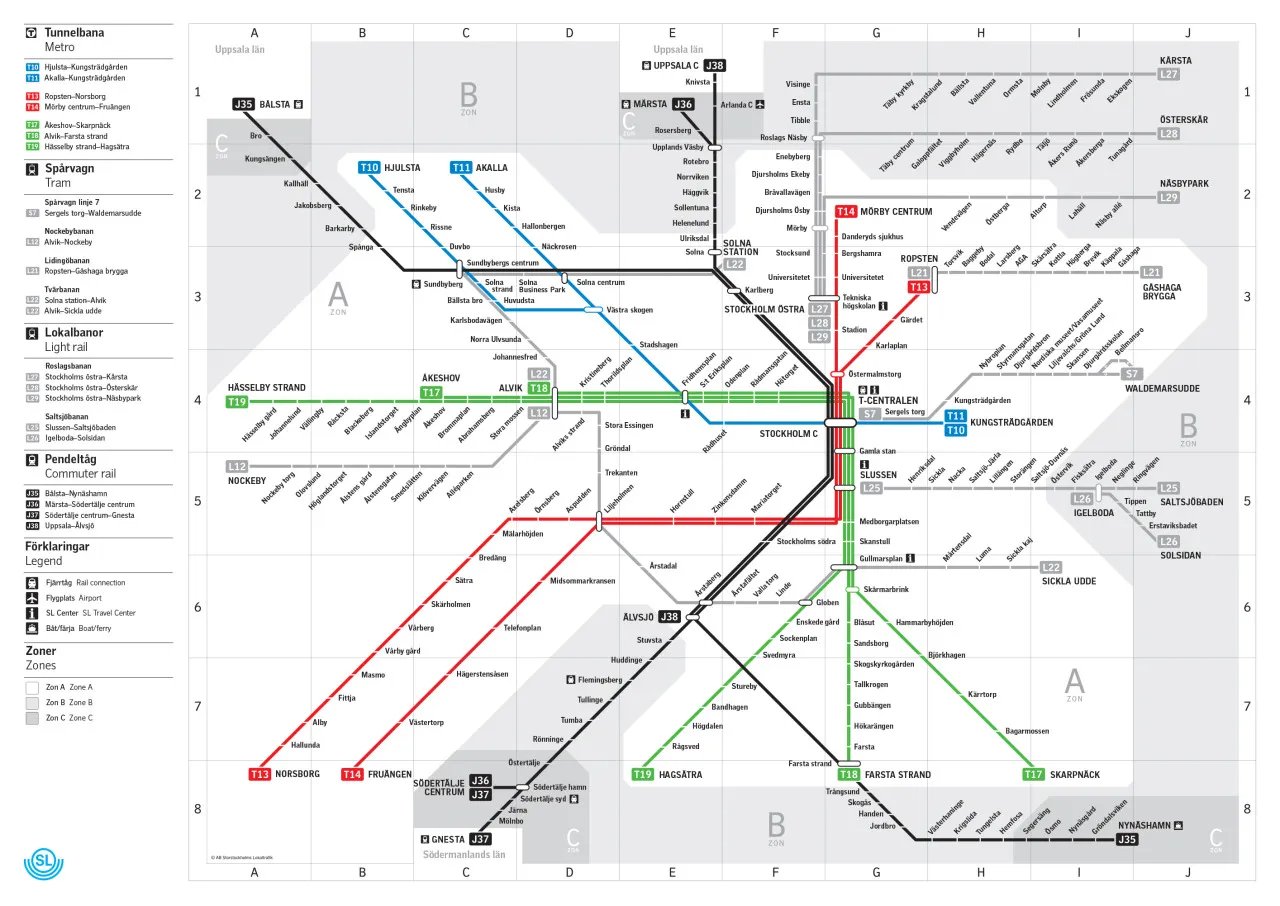 Solve stockholm transit jigsaw puzzle online with 300 pieces