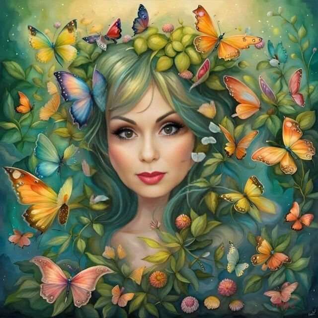 Solve Butterfly Fae jigsaw puzzle online with 100 pieces