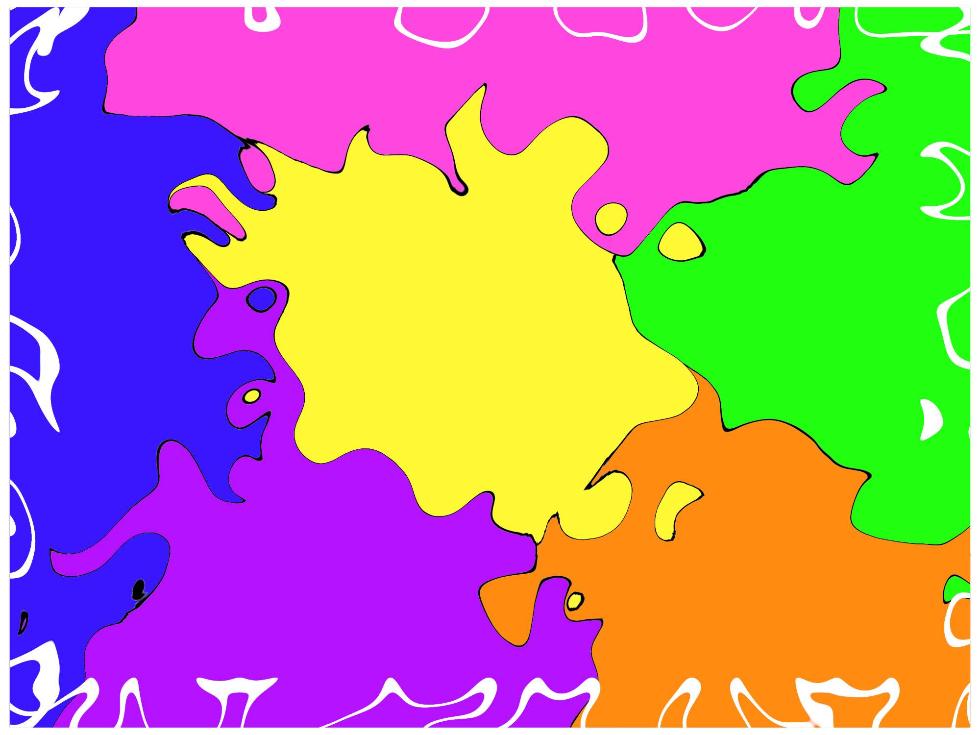 Solve Squiggly Blocks of Color jigsaw puzzle online with 594 pieces