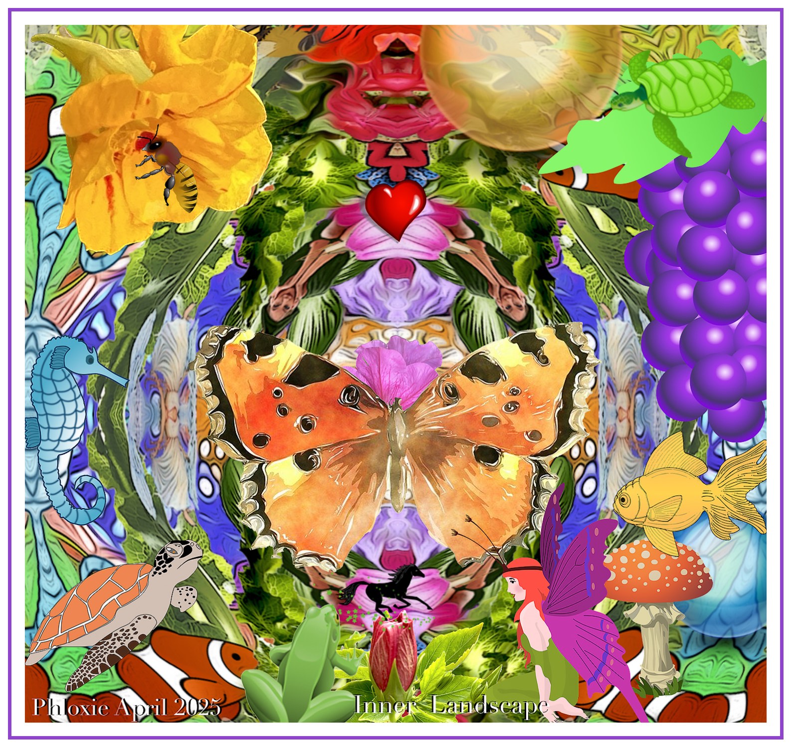 Solve Inner Landscape jigsaw puzzle online with 100 pieces