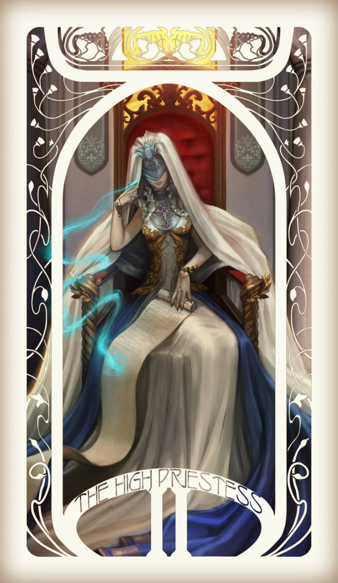Solve The High Priestess jigsaw puzzle online with 240 pieces