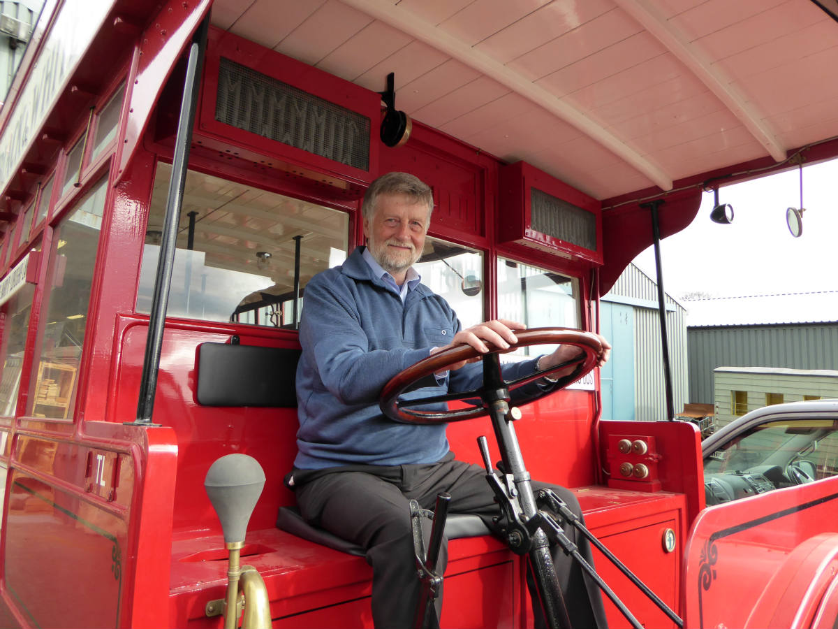 Solve The Old Bus Driver's Dream jigsaw puzzle online with 108 pieces