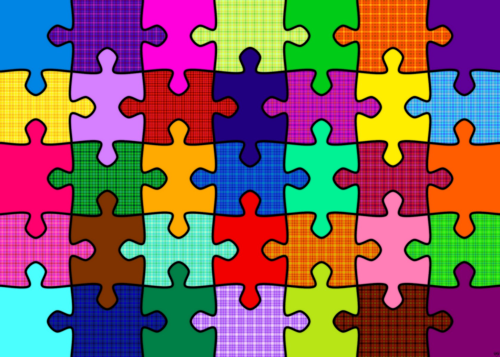 Solve Plaid and Plain Jigsaw!! ~ S jigsaw puzzle online with 54 pieces