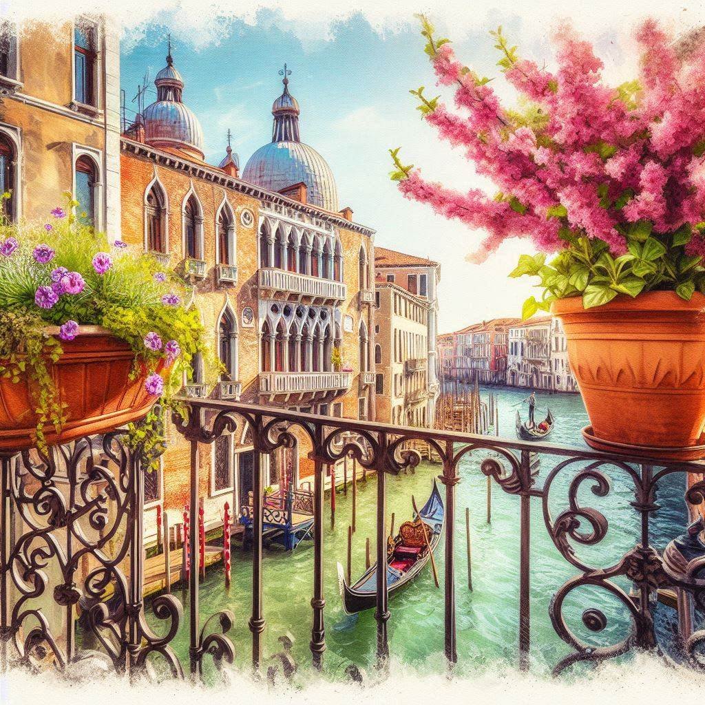 Solve Venetian canal (resize 9 to 306 pieces) jigsaw puzzle online with ...