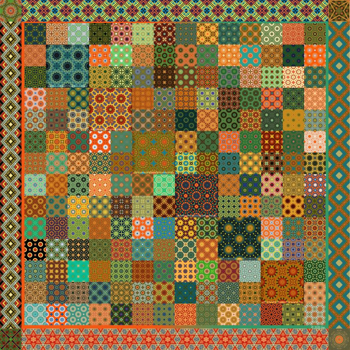 Solve 2020_78 Leftovers 9_ wrapping paper jigsaw puzzle online with 64 ...