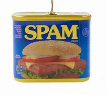 Solve Blue SPAM jigsaw puzzle online with 9 pieces