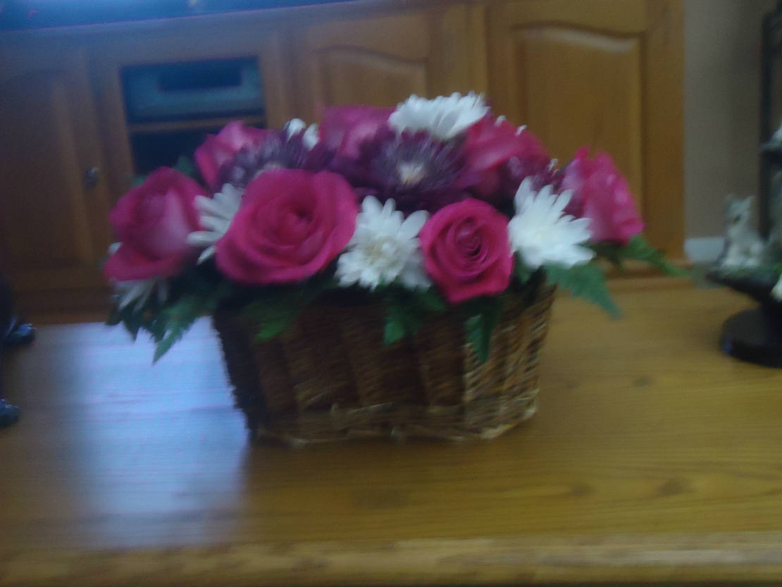 Puzzle | 35 piezas | Bishka and my flowers | Jigidi