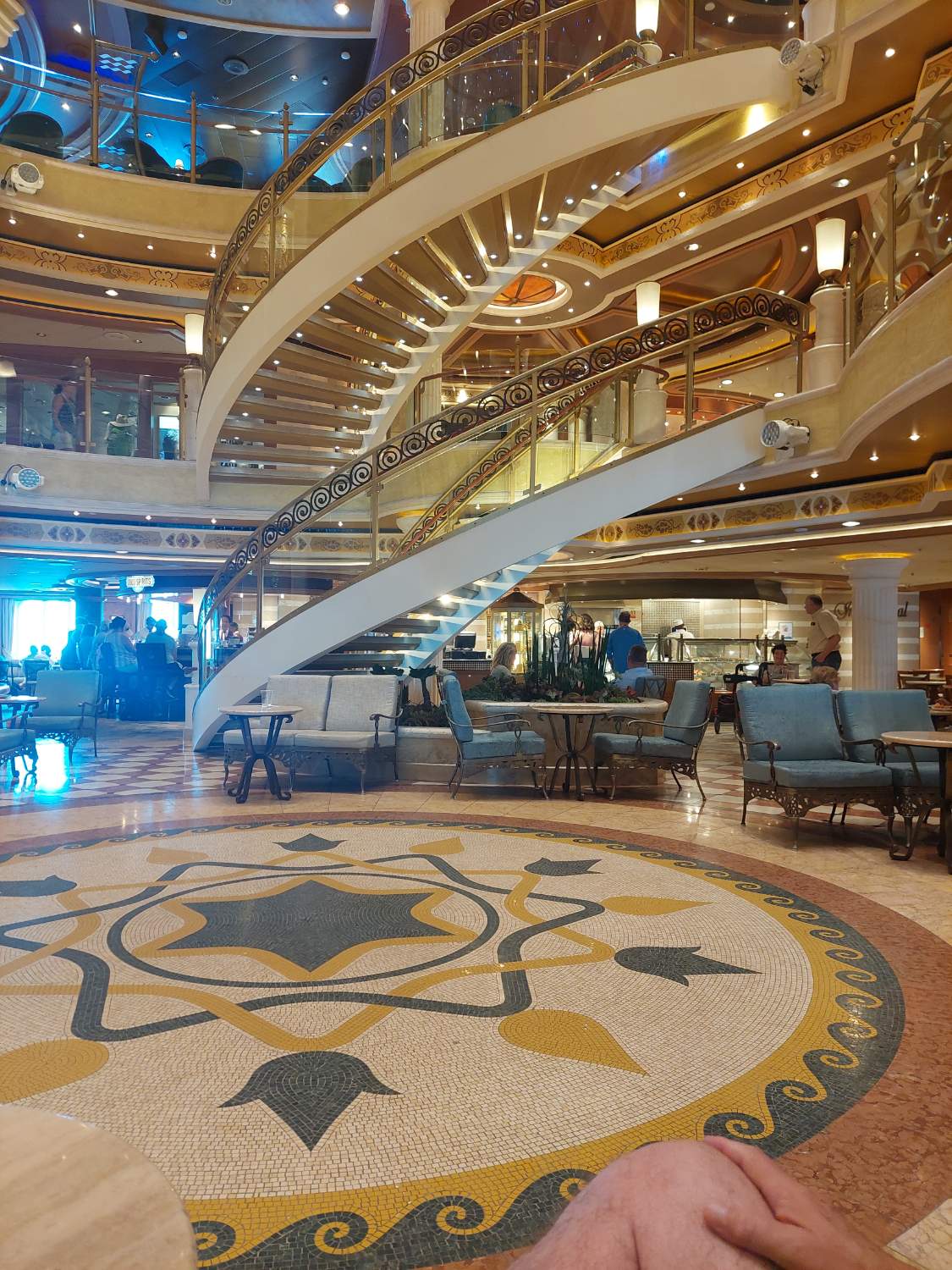 Solve Ruby Princess_International Cafe Main Lobby Area jigsaw puzzle online with 221 pieces