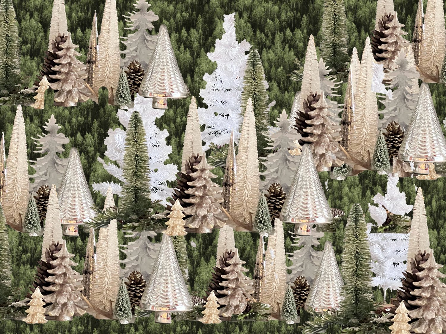 Solve Christmas Trees jigsaw puzzle online with 12 pieces