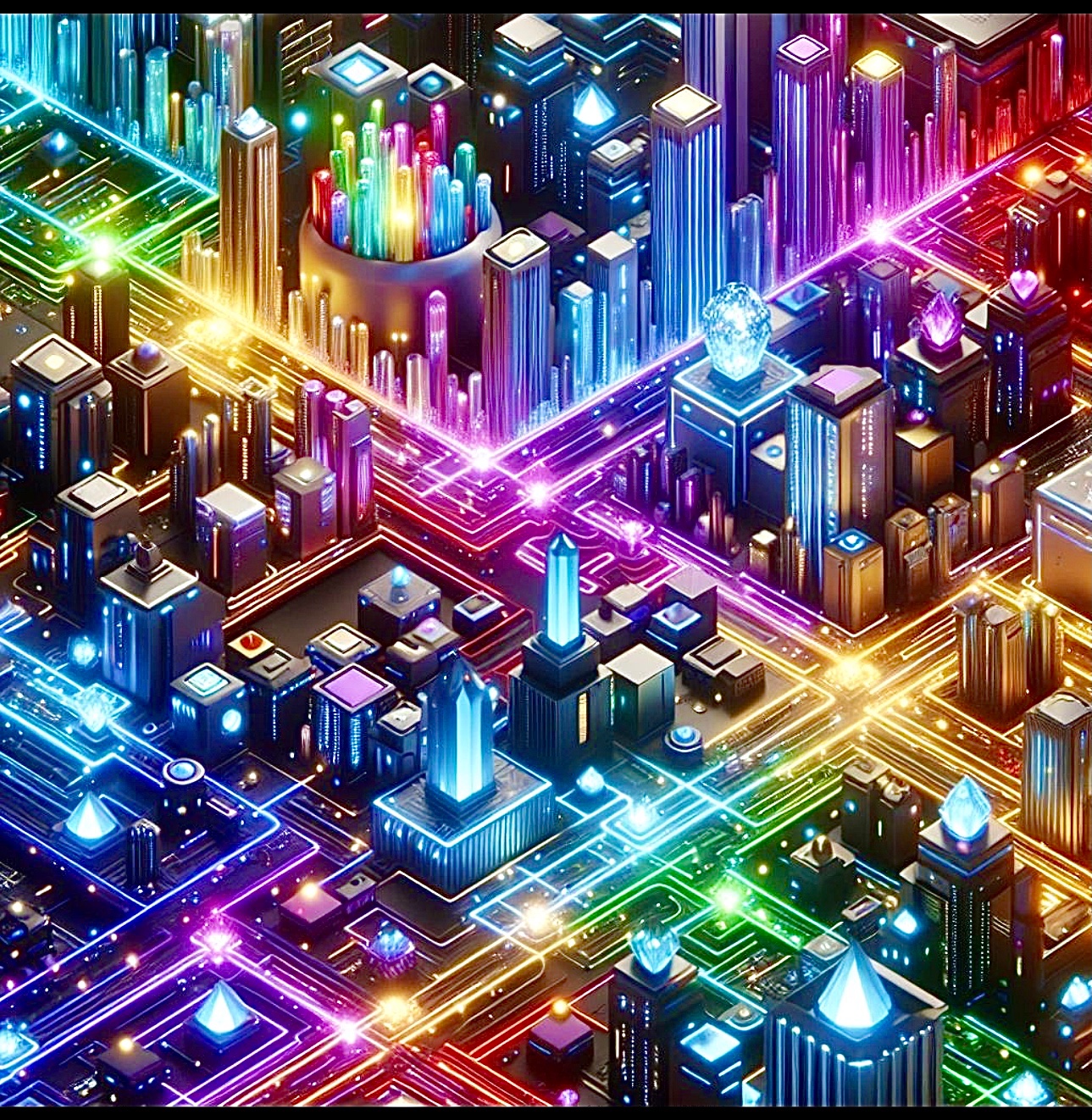 Solve Bright Lights. Big City. jigsaw puzzle online with 49 pieces
