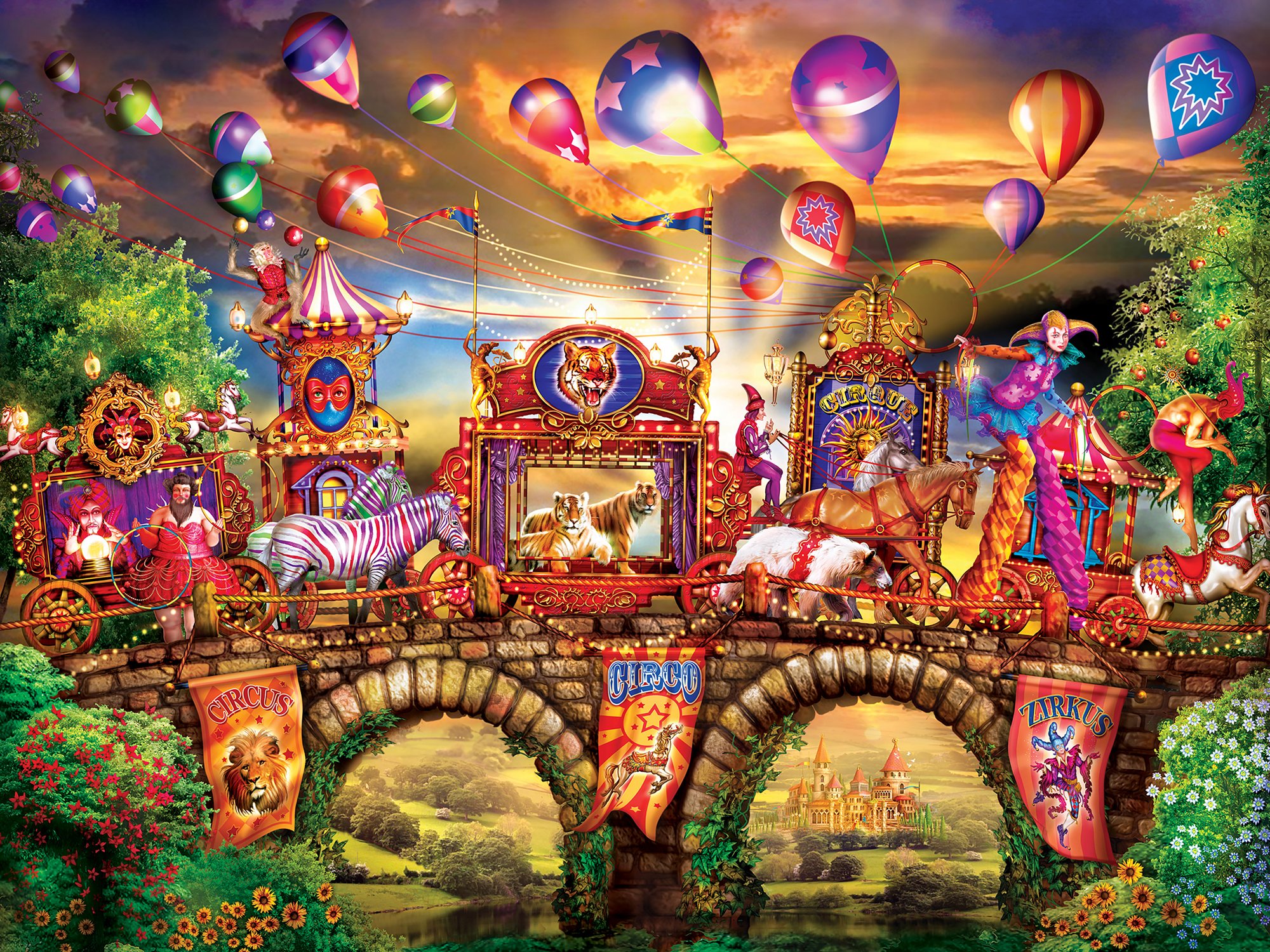Solve Carnivale Parade jigsaw puzzle online with 352 pieces