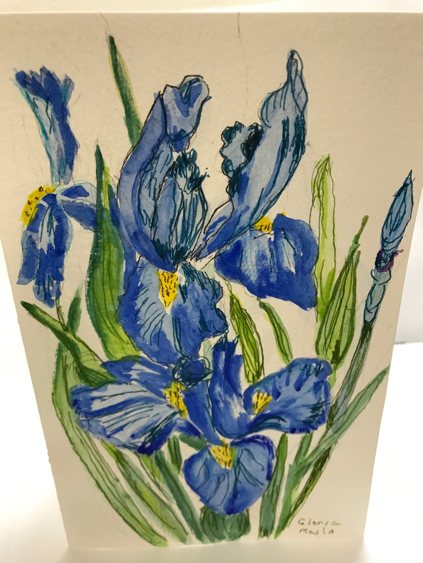 Solve Blue iris for my sil jigsaw puzzle online with 12 pieces