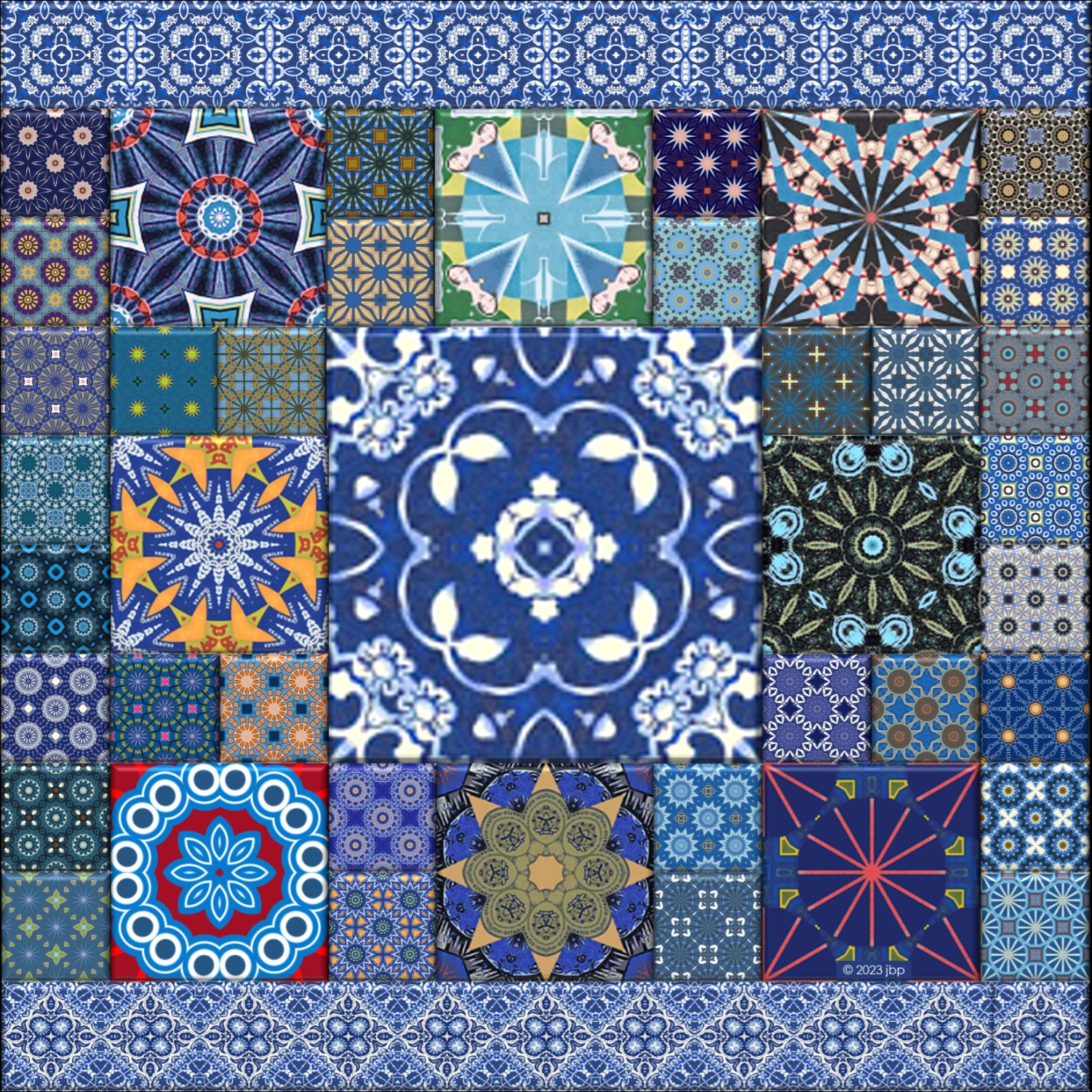 Solve 2023_65_leftover blues jigsaw puzzle online with 600 pieces